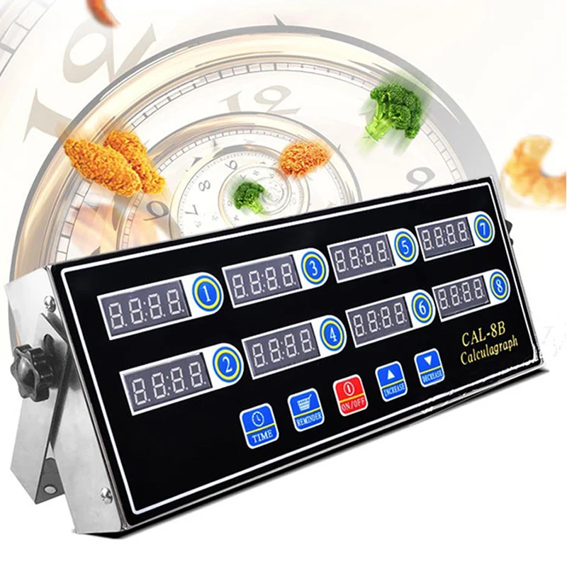 8 Channels Digital Timer - Efficient Kitchen Management