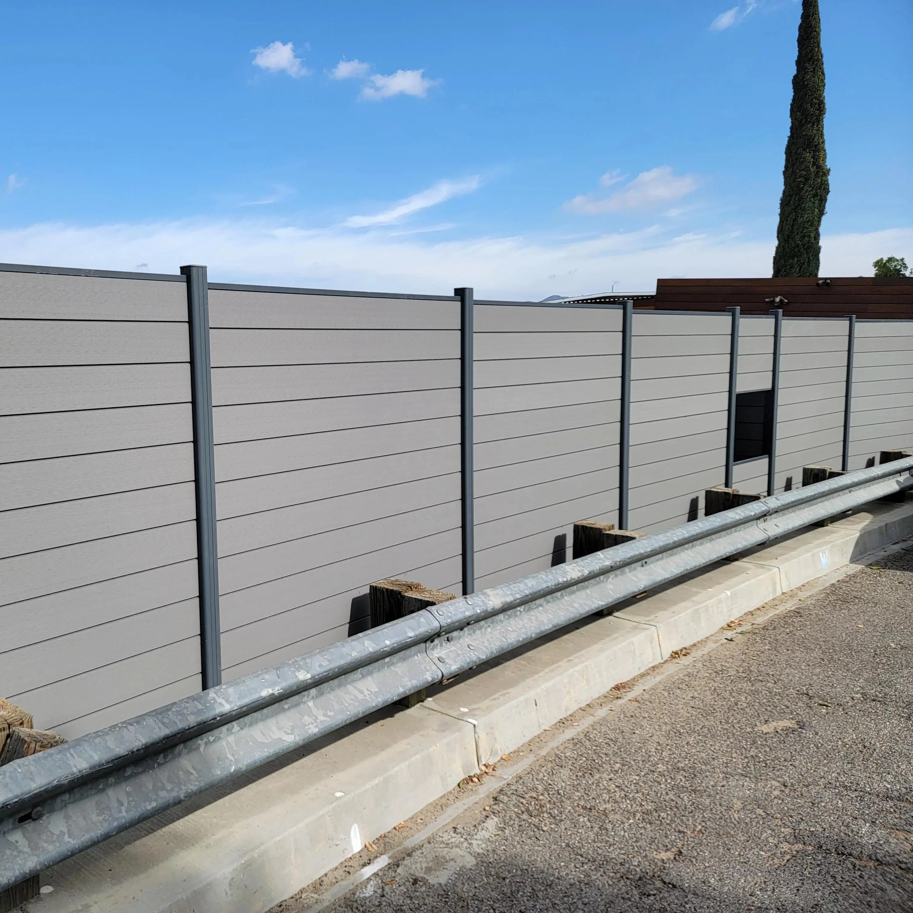 Grey Color Stackable Panels - Eco-Friendly Fencing Solutions