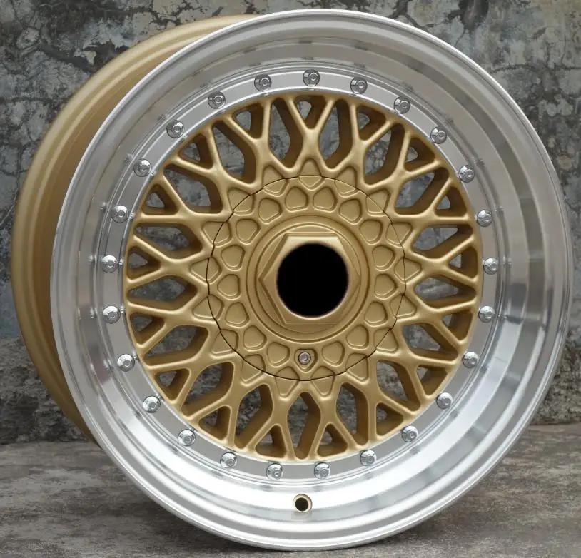 Marca Sainbo F80135 17x7.5 17x8,5 17x10 5x114,3 5x112 4x114,3 Negro Oro ...