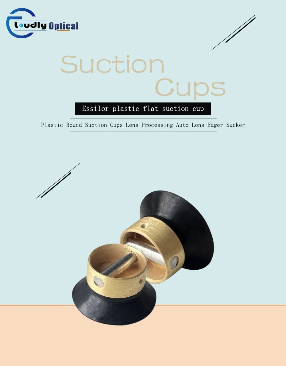 Flexible Silicone Optical Lens Block Suction Cups Auto Lens Edging ...