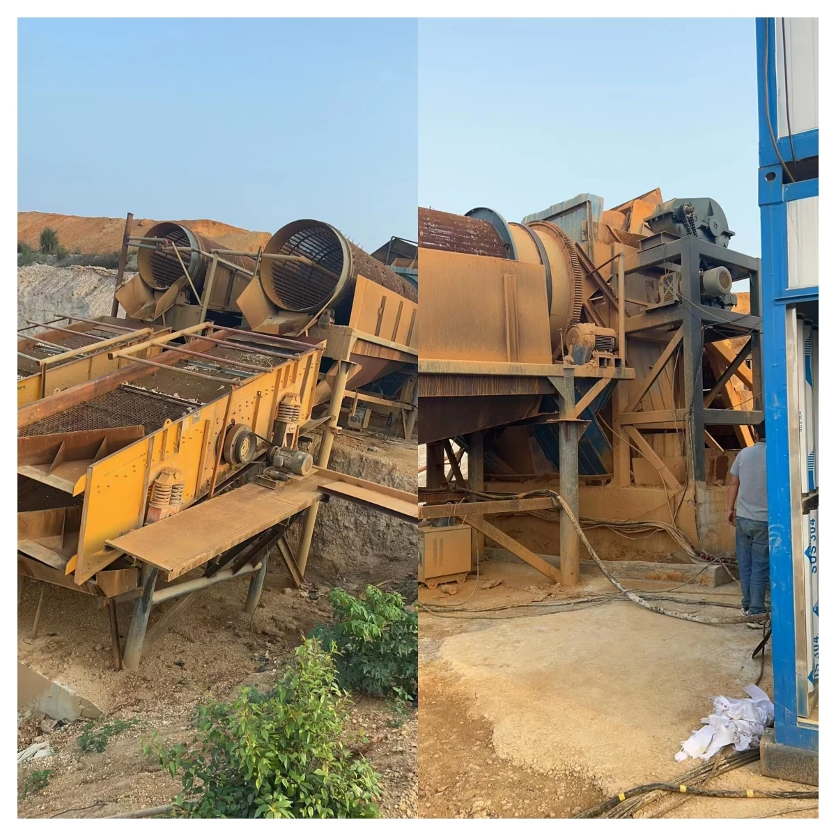 Customized Trommel Rotary Drum Screen Machine Trommel Scrubber Mining ...