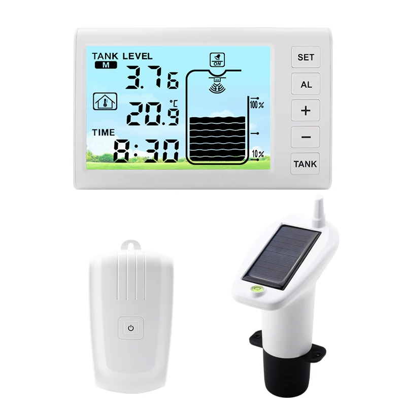 Ultrasonic Level Sensor Transmitter with LCD Temperature Display ...
