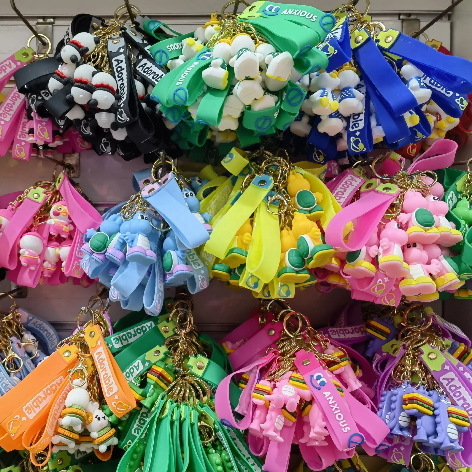 Wholesale Promotional 3d Cartoon Character Keychain Pvc Soft Rubber ...