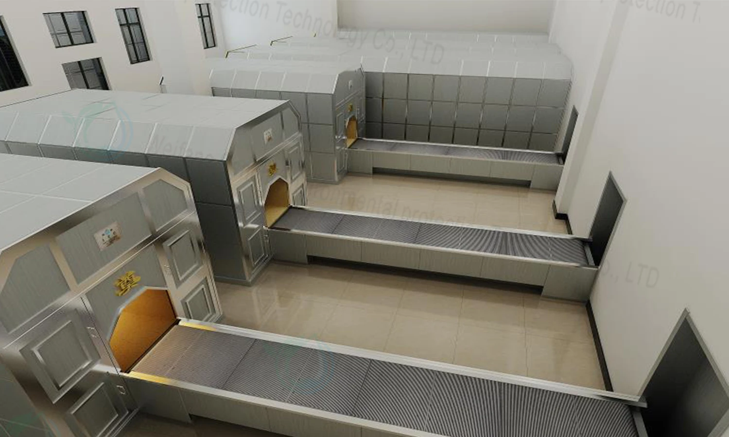 Human Body Cremator Container Style Cremation Machine for Corpse ...