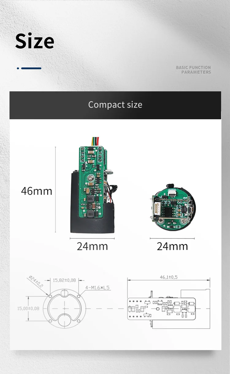 600M 1000M 1500M Telemetro Range Finder Laser Distance Meter Module ...