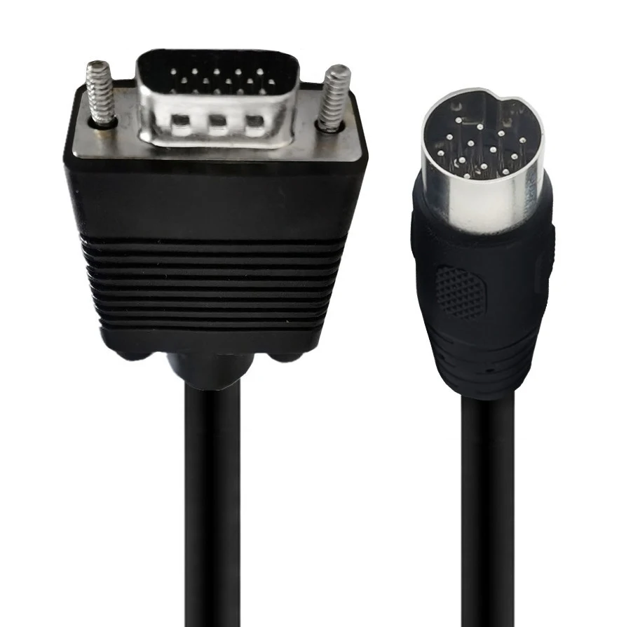 VGA 15 Pin Male to DIN 13P Male Cable - SHARECONN Quality