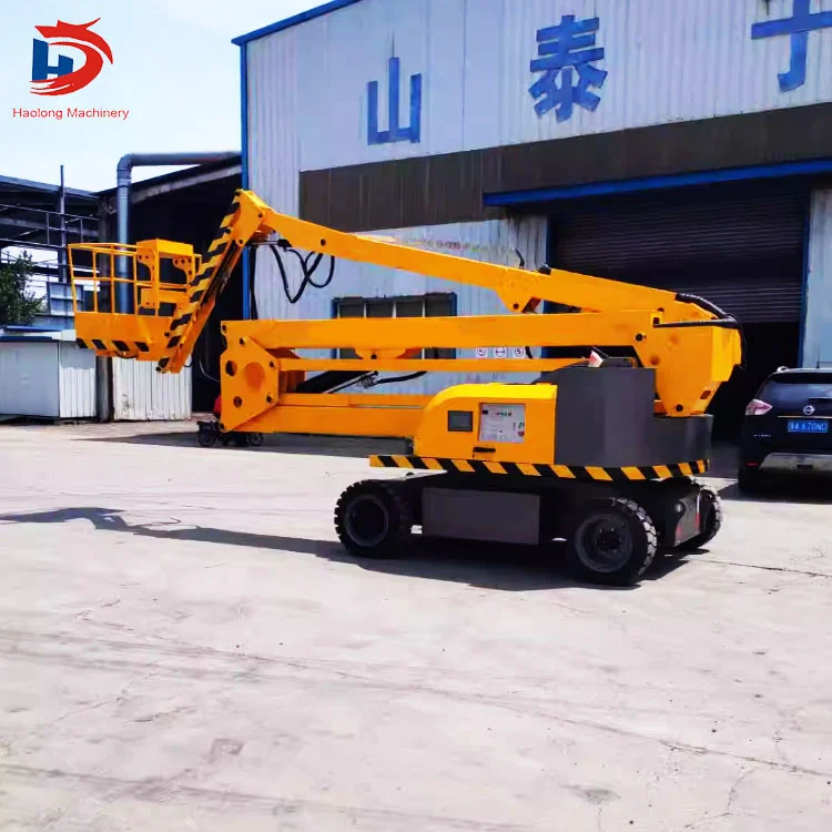 18m Mobile Folding Arm Curved Arm Lift Self Towing Articulated Arm Lift ...