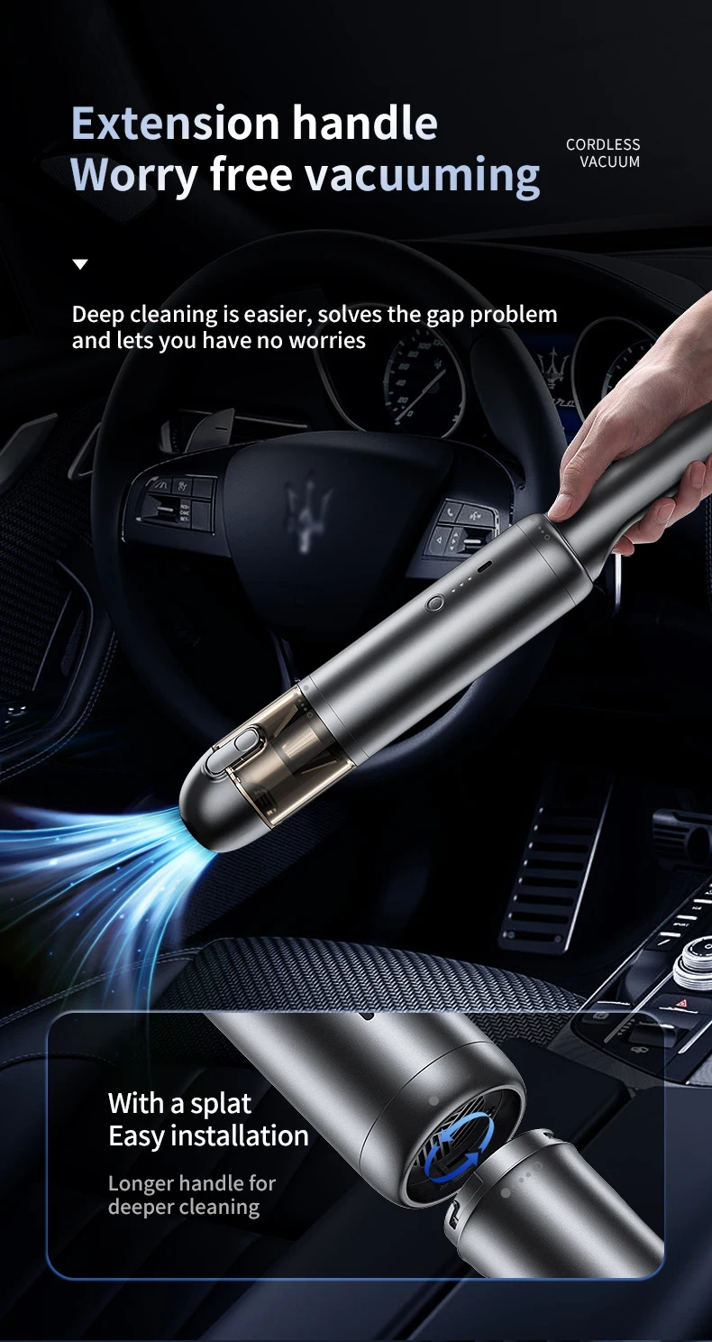 Q208 20000pa Brushless Motor Vacuum Cleaner - Portable & Powerful