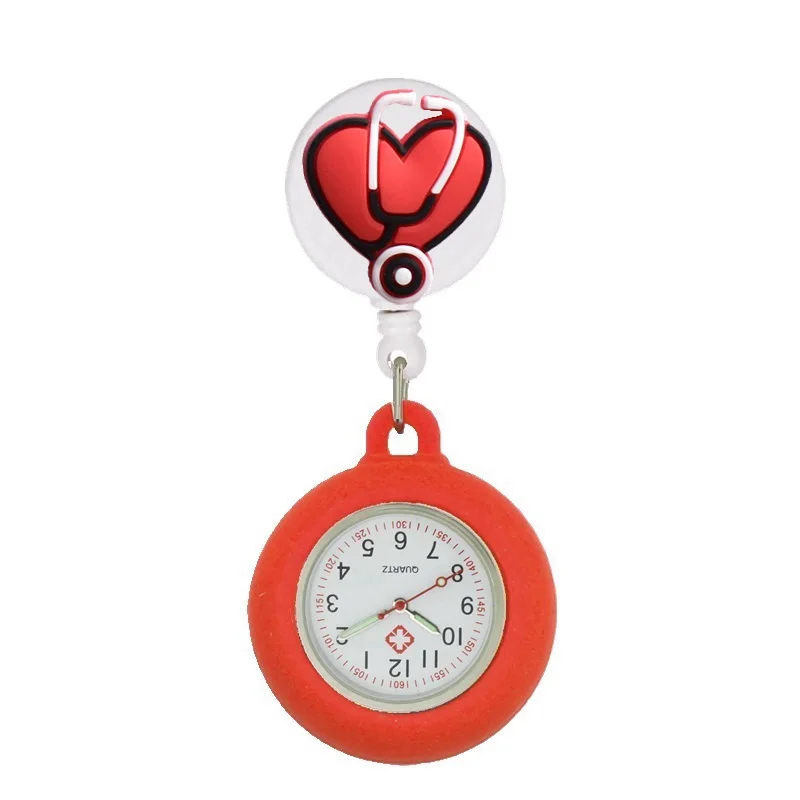 Retractable Nurse Doctor Heart Syringe Stethoscope Medical Icon Pattern ...