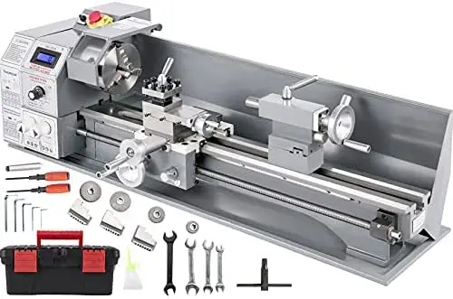 Professional Compound Res 8.7x23.6 Inch Desktop Mini Metal Lathe Machine