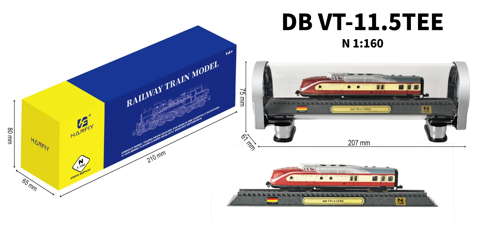 Luxury Collection Hobby Retro N-type 1:160 Scale Reality Mini Classic ...