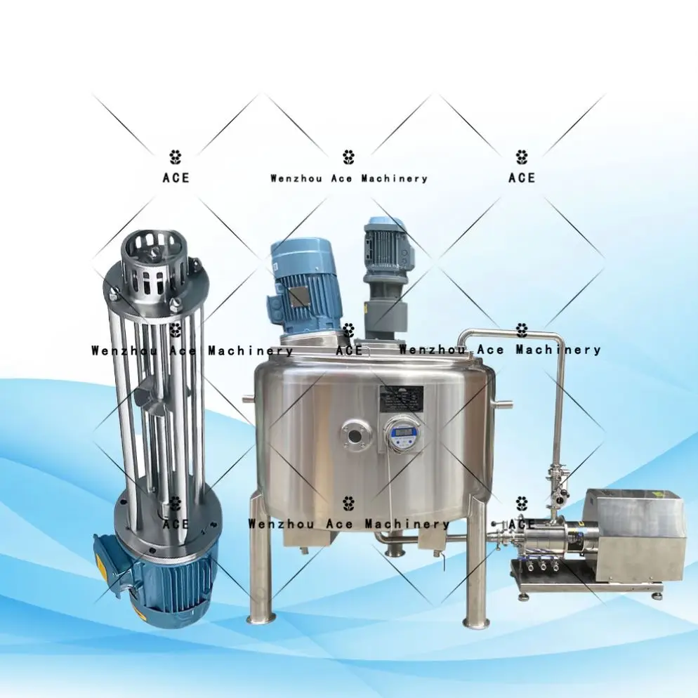 Ace Cosmetic Facream Lotion Homogenizer Vacuum Emulsifying Mixer Mixing ...