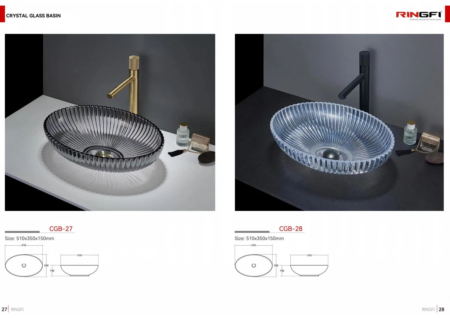 Tempered Glass Hand Wash Basin Oval Shape Modern Bathroom Sink Counter ...