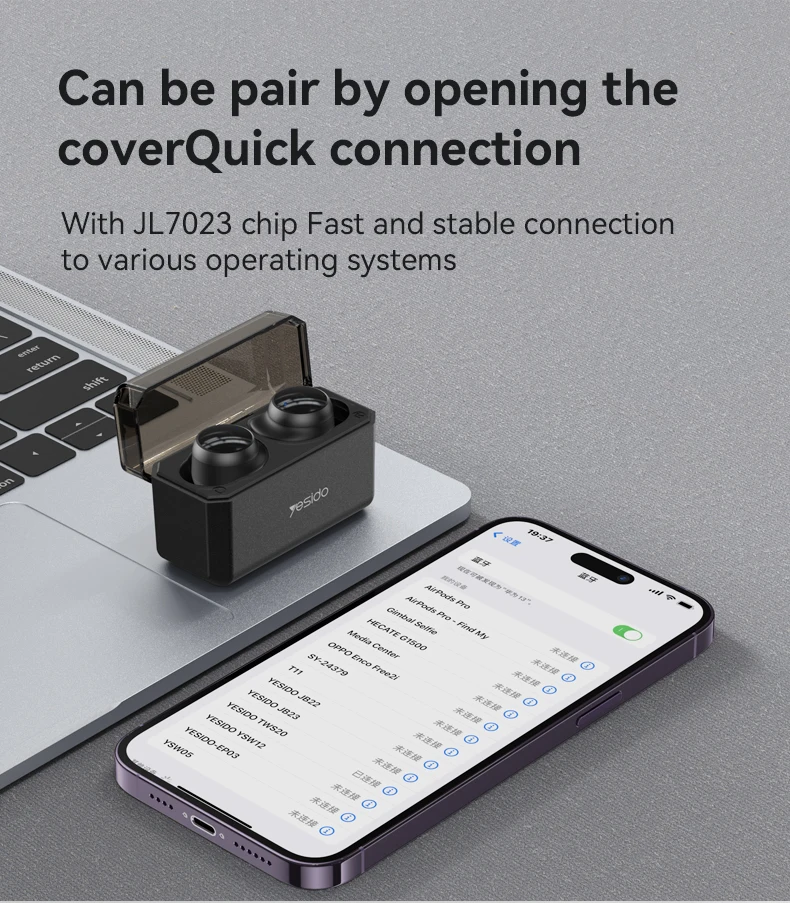 TWS20 Yesido Biomimetic Cat Ear Shape BT5.3 Earphones