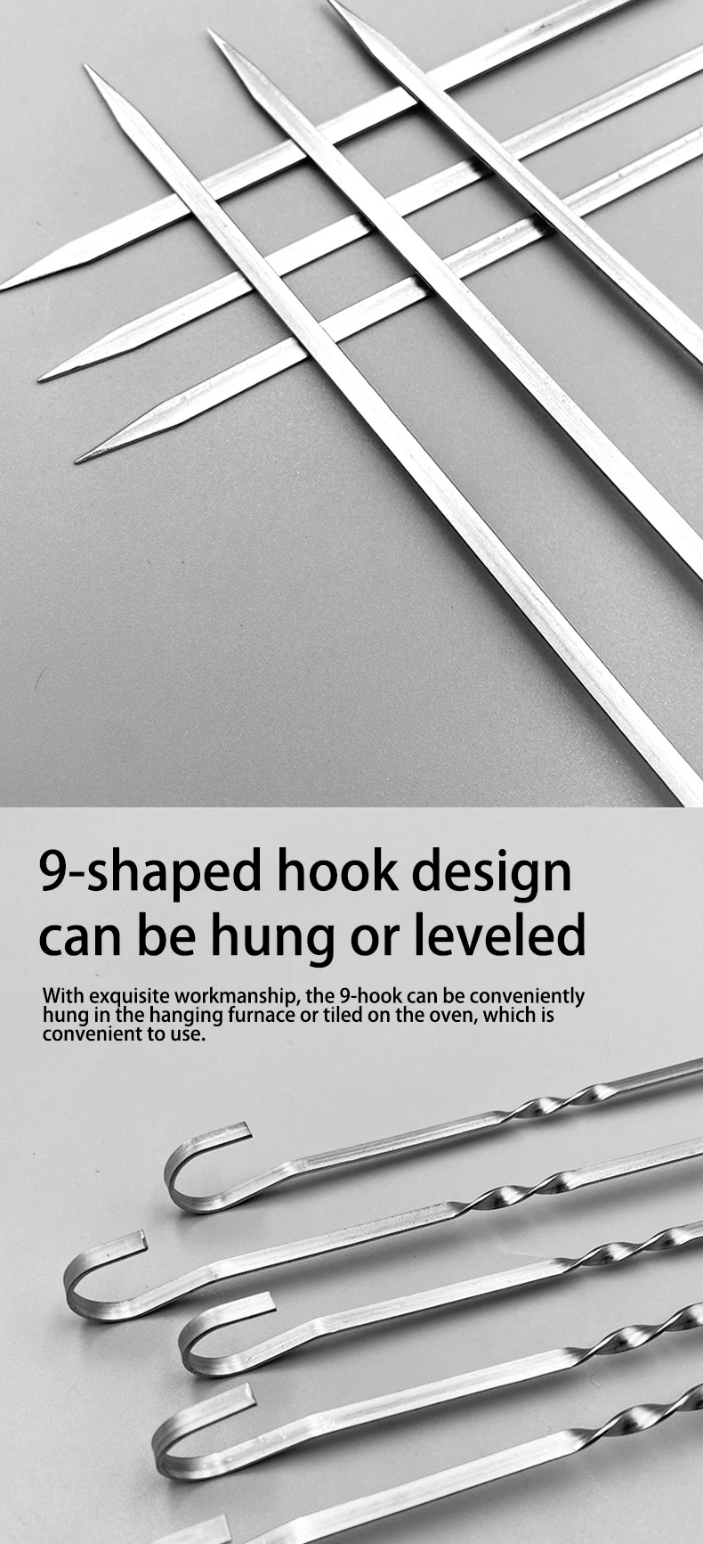 Durable High Quality Bbq Sticks Grilling Set Skewers Skewers For ...