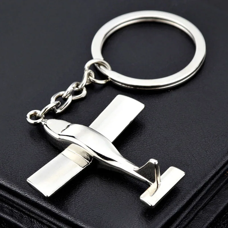 Simple 3D Aircraft Keychain - Aviation Model Ornament