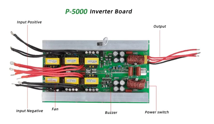 24VDC 5KVA Pure Sinewave Inverter Boards 120v off Grid Inverter Board ...