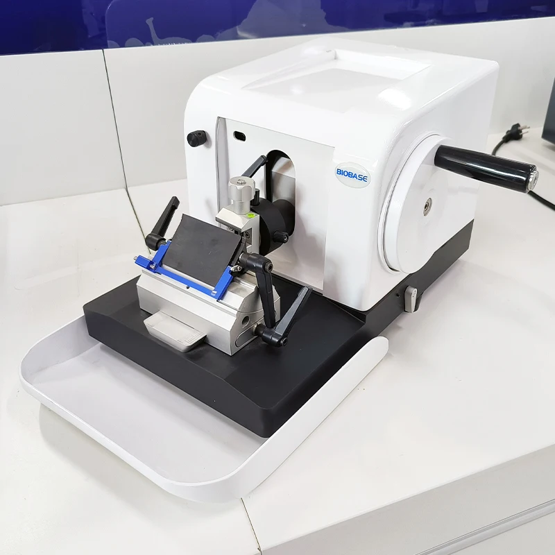 BIOBASE Laboratory Hand Microtome Machine Simple Sliding Manual Rotary ...