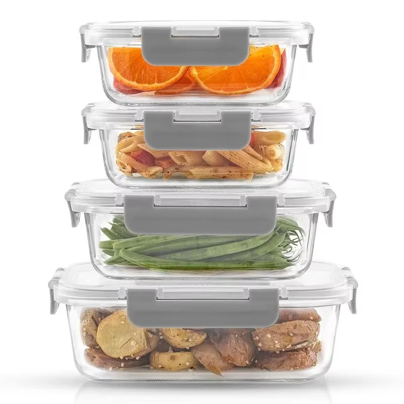 Microwave Safe Glass Food Container - Perfect for Meal Prep