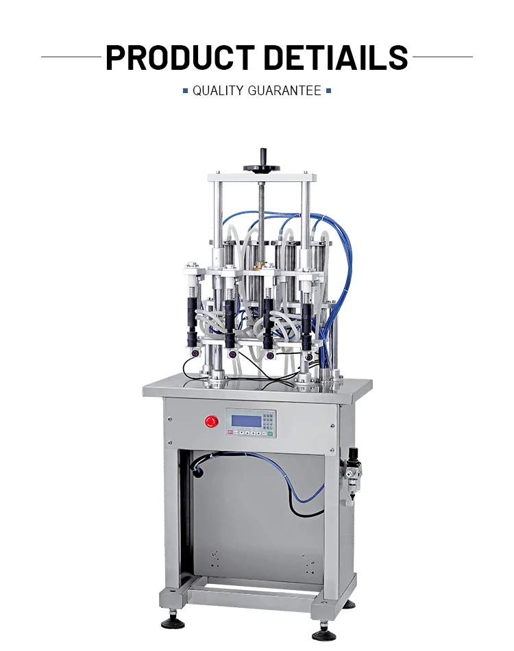 4 Heads Vacuum Manual Perfume Filling Machine Perfume and Essential Oil ...