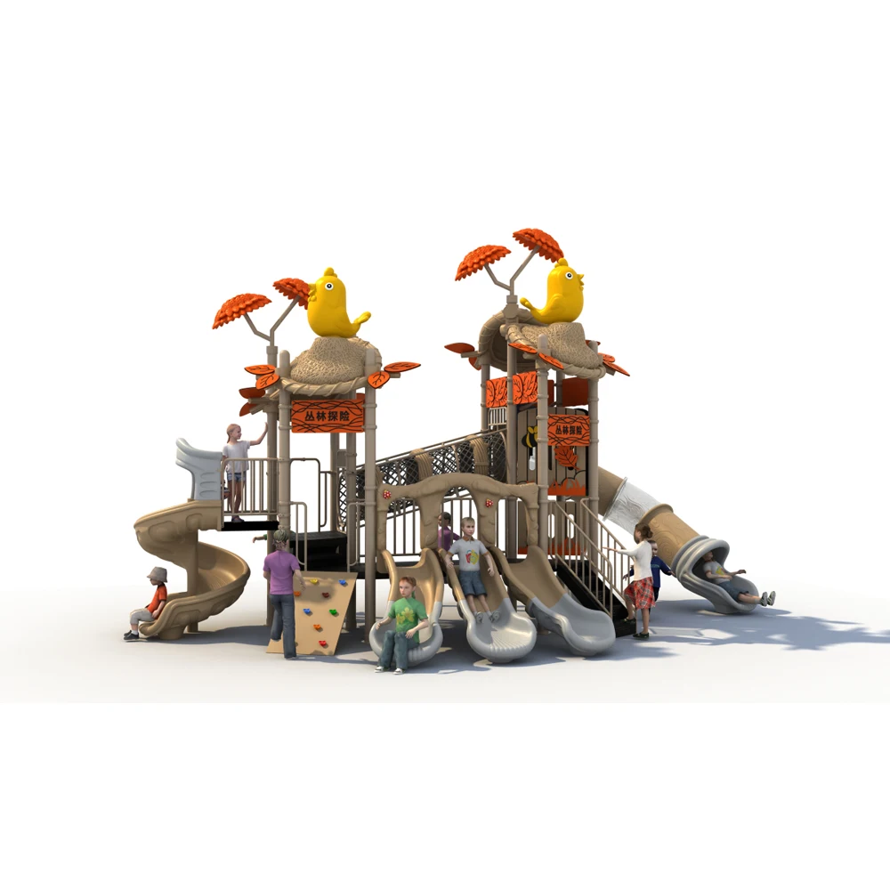 New Design Tree House Children Outdoor Playground Equipment Theme Park ...