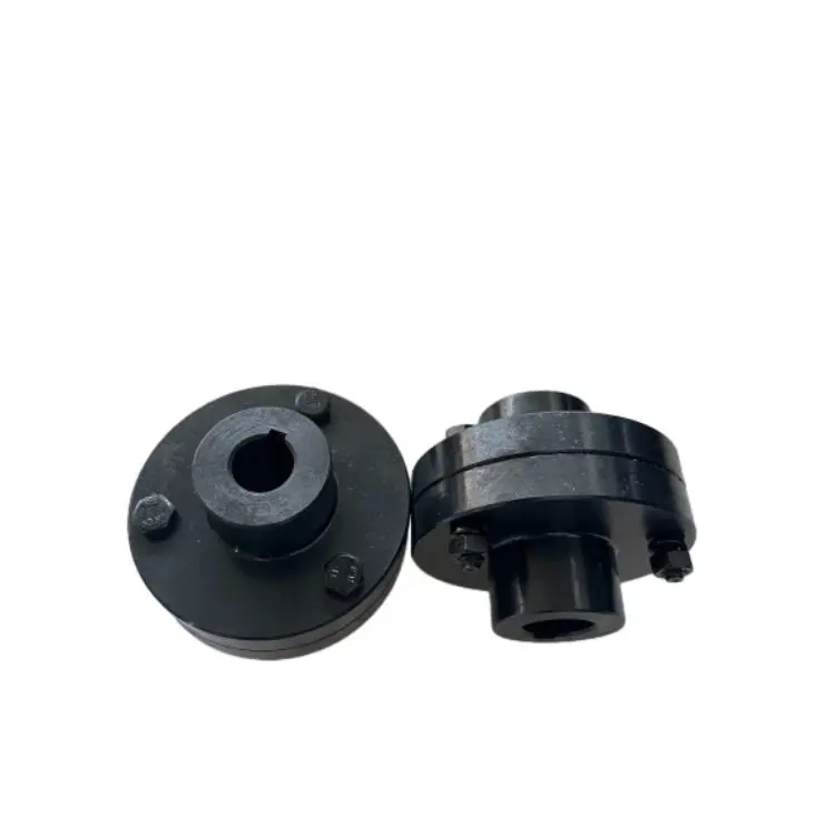 High Speed Flange Shaft Coupling Cast Iron Flexible Elastic Pin ...