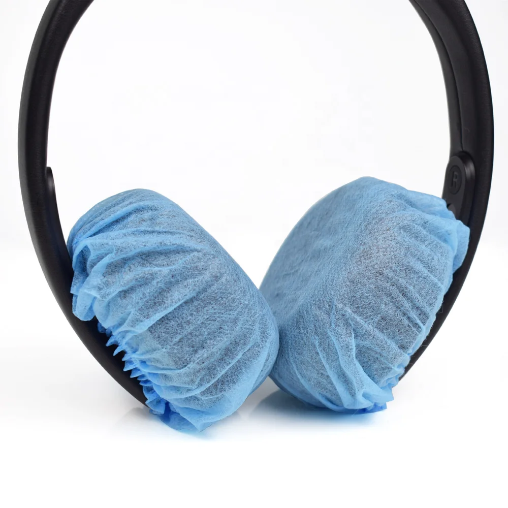 Disposable Nonwoven Headphone Covers Polypropylene Headphones Cover ...