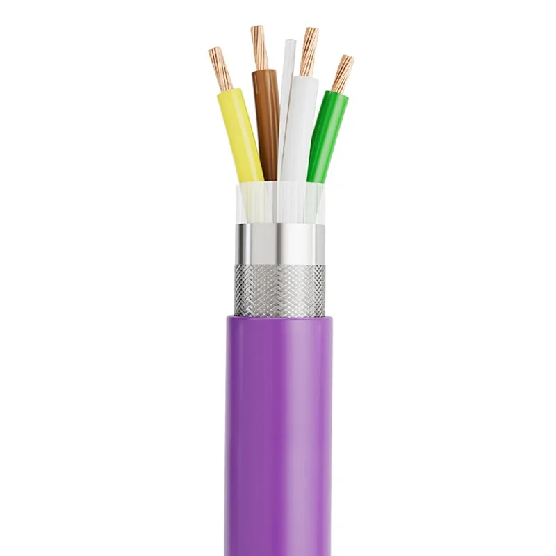 Industrial Bus Cable Profibus Canopen Profinet 4 Core 22AWG Signal ...