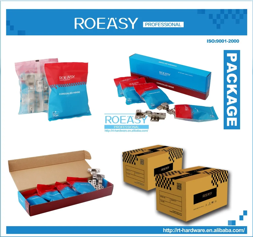 Roeasy Traditional 35mm Cup Cold-rolled Steel Black Furniture Hinge ...