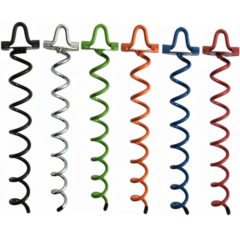 Custom Color Heavy Duty Tree Swing Tied Down Anchor Stakes With Torque ...