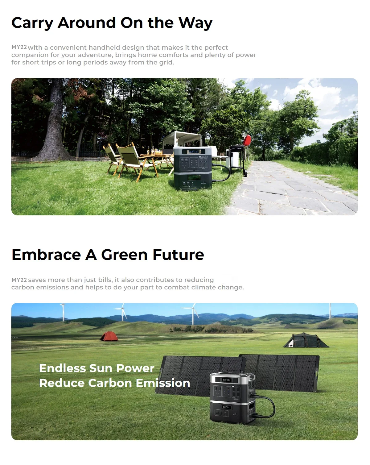 EVE 2200W Power Station - Reliable Solar Generator