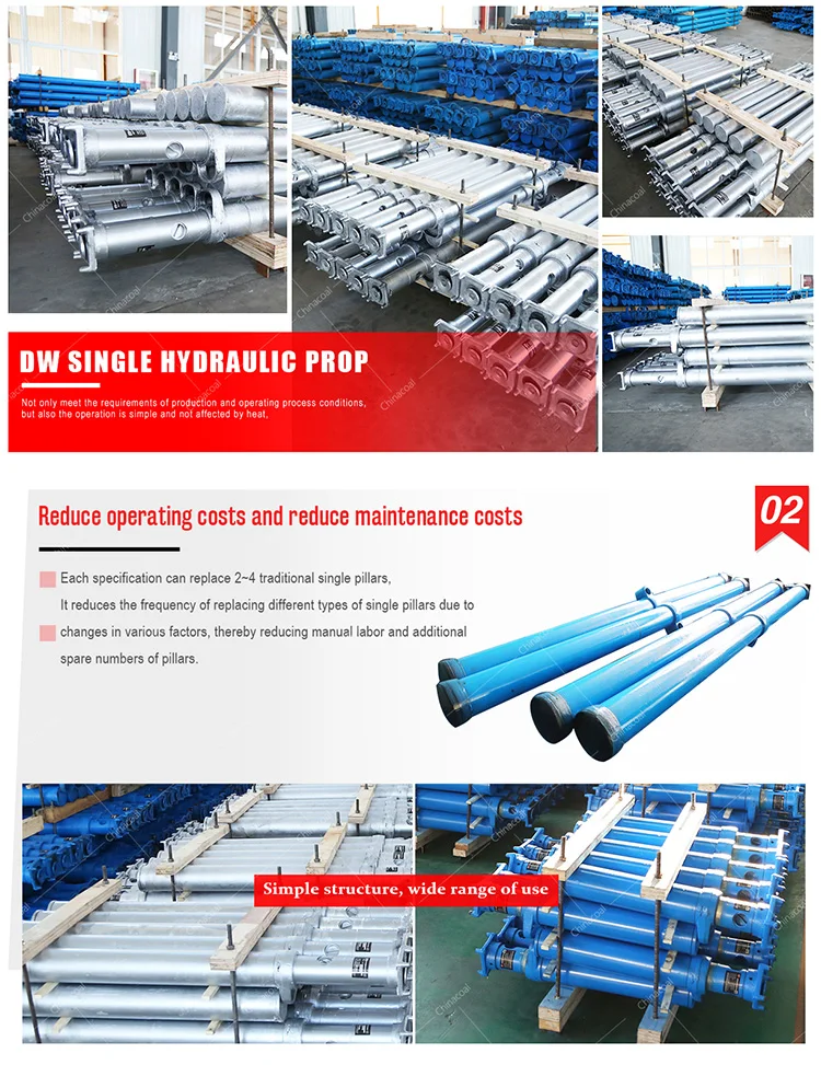 Coal Mine Single Hydraulic Prop Dw22-300/100x Roof Support - Buy Hydraulic Prop roof Support ...