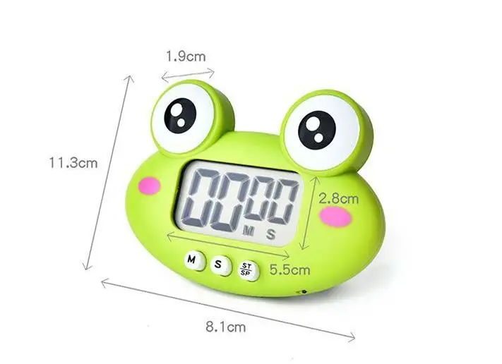 Power By Battery Frog Shaped Digital Countdown Kitchen Timer With ...