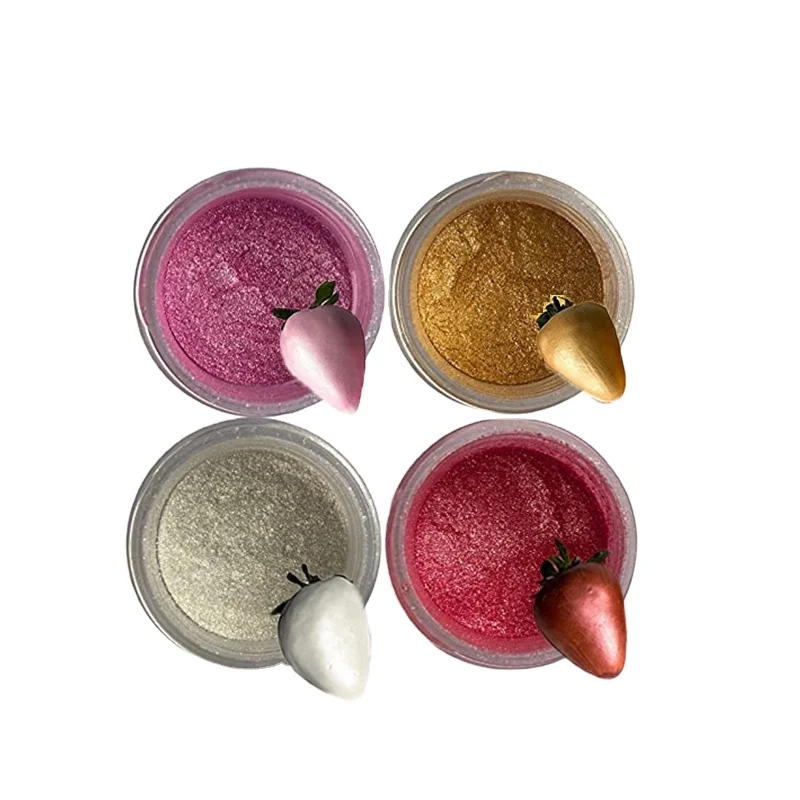 Edible Food Coloring - Metallic Mica Pigment Powder Gold Glitter