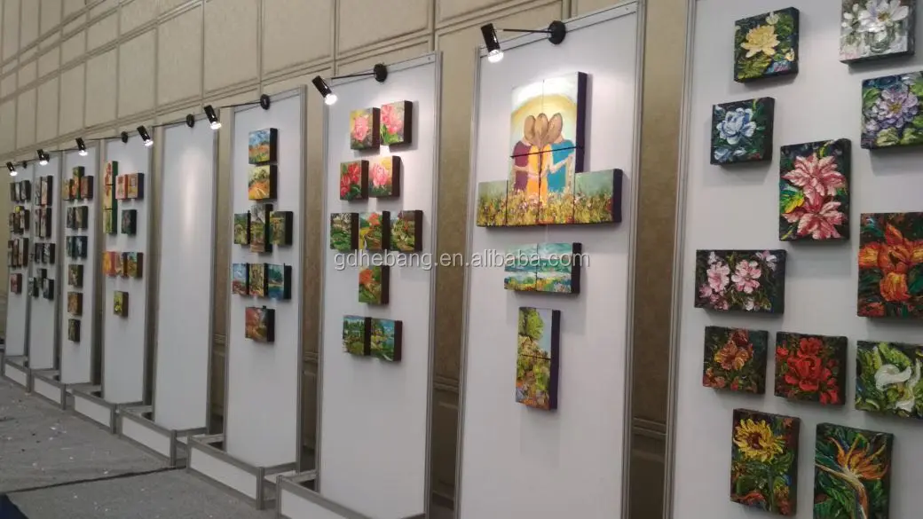 Art Display Stands Temporary Art Walls Display Boards R8 Exhibition ...