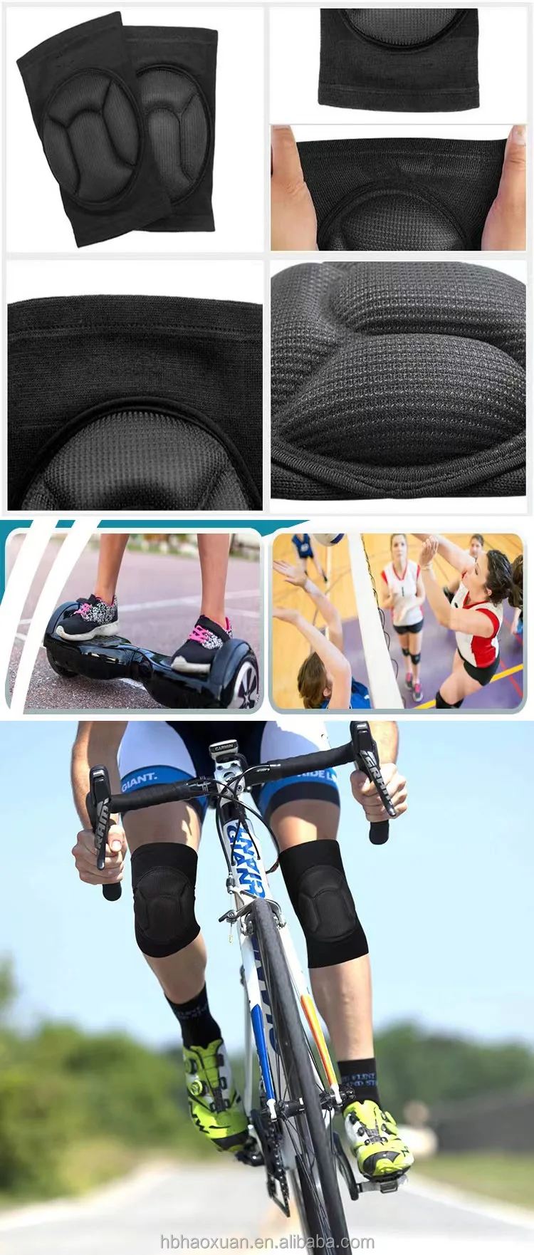 Men Thickening Football Volleyball Extreme Sports Knee Pads Brace