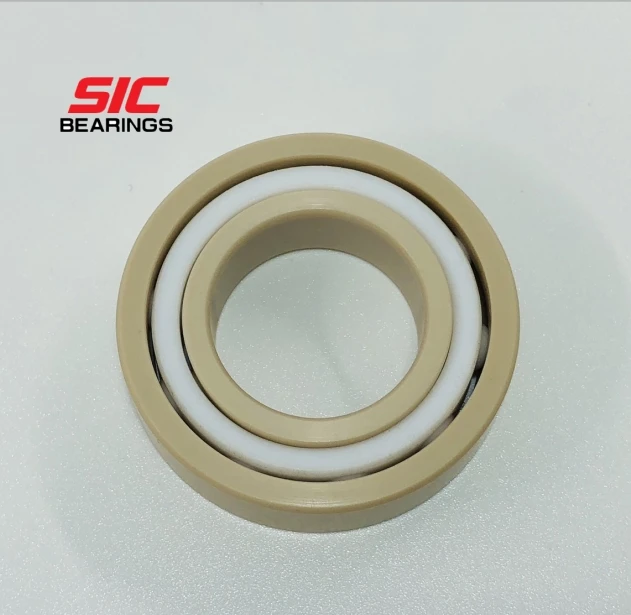 Plastic Bearings Deep Groove Ball Bearings Corrosion-resistant Acid And ...