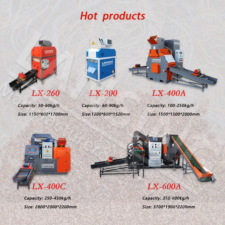 High Availability Scrap Copper/Aluminum Wire Breaking and Separating ...