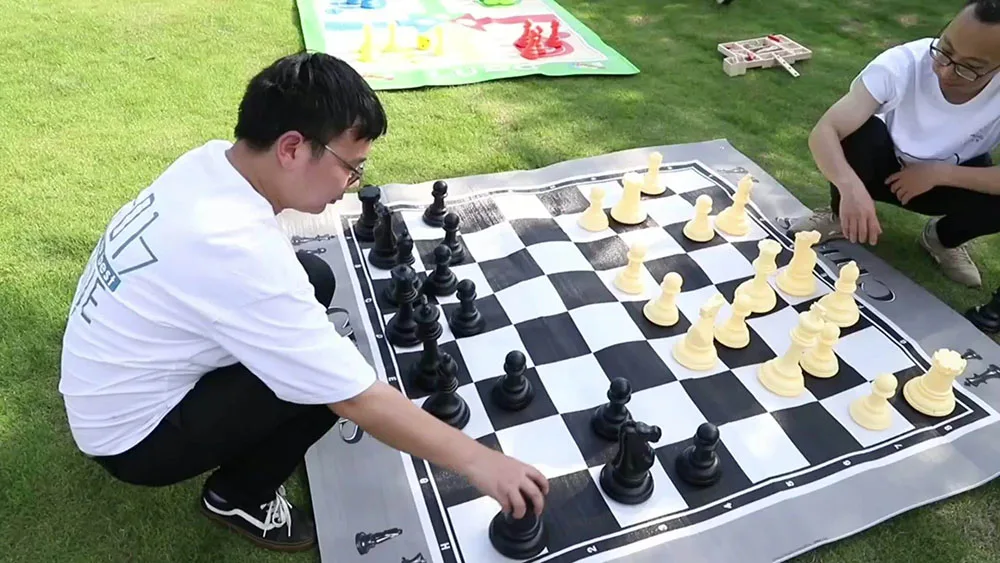 Giant Outdoor Lawn Chess Set for Family & Garden Play - ODM