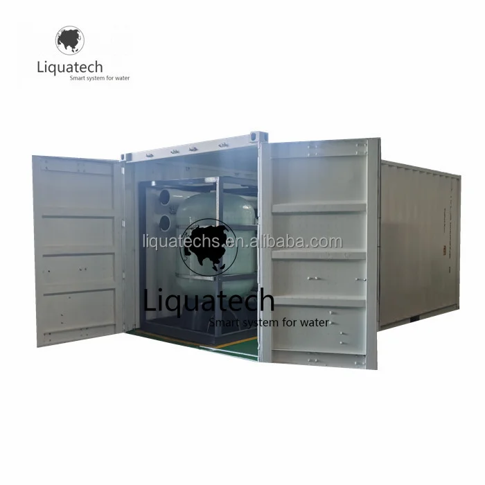 Transportable Self-contained 20ft Container Ro Plants Containerized ...