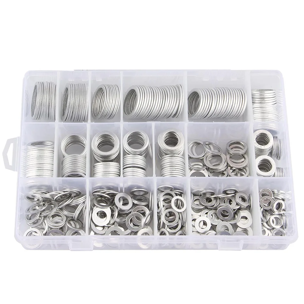 M6-M20 Custom Metal Shim Washers Bonded Countersunk Wedge Aluminum ...