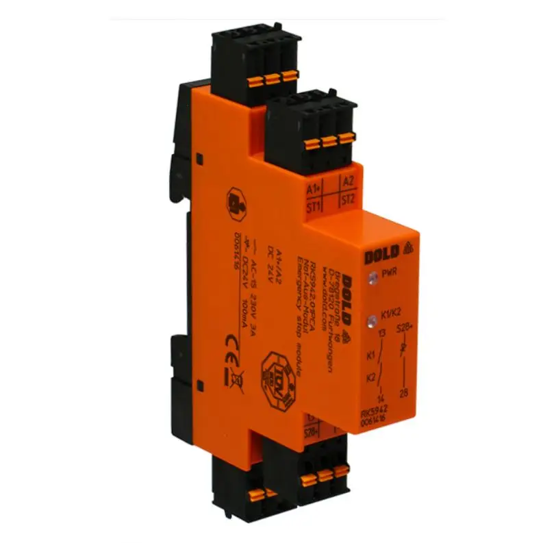 Dold Safety Relay Switch Relay Modules Ba7901.82 Ac50/60hz 24v 0,15-3s ...