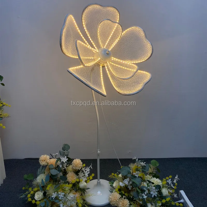 Mf-l274wedding Led Flower Lamp Standing Type Decorative Stage Light ...
