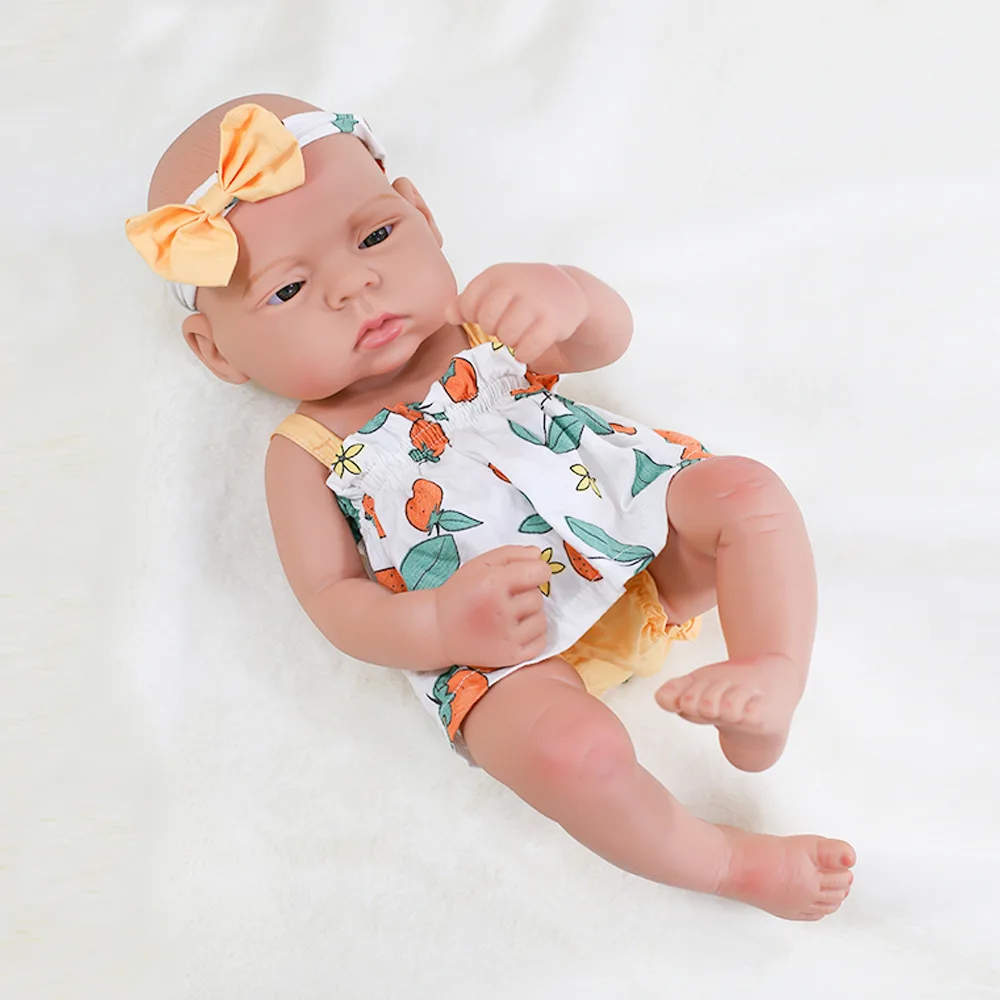 16 Inch Mini Reborn Doll Soft Touch Lifelike Doll Parts 40cm Baby Doll ...