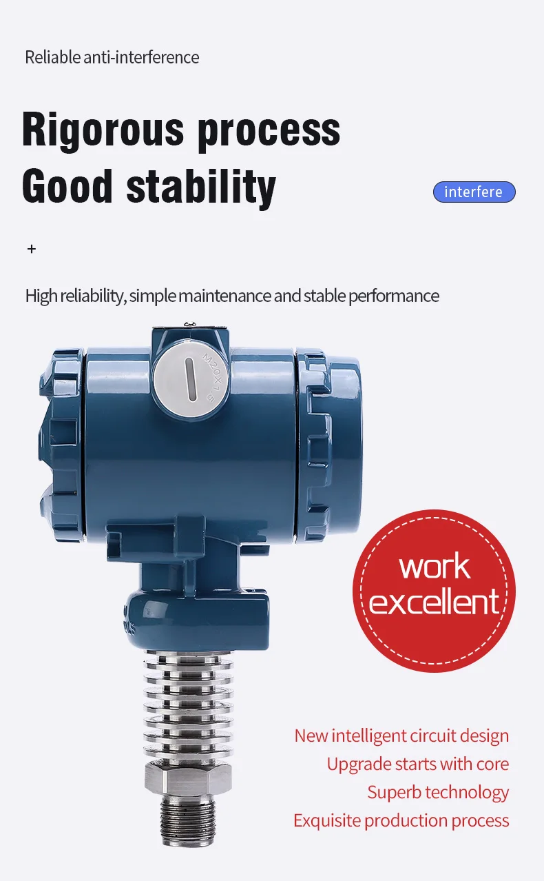 2088 High Temperature Pressure Transmitter Digital Pressure Sensor ...