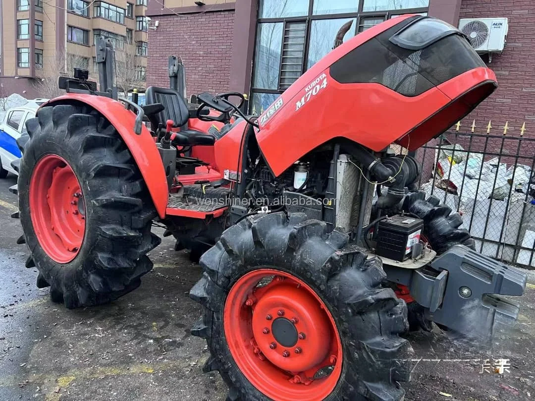 Used Japanese Tractor KUBOTA - 70HP to 130HP Wheeled Tractors for ...