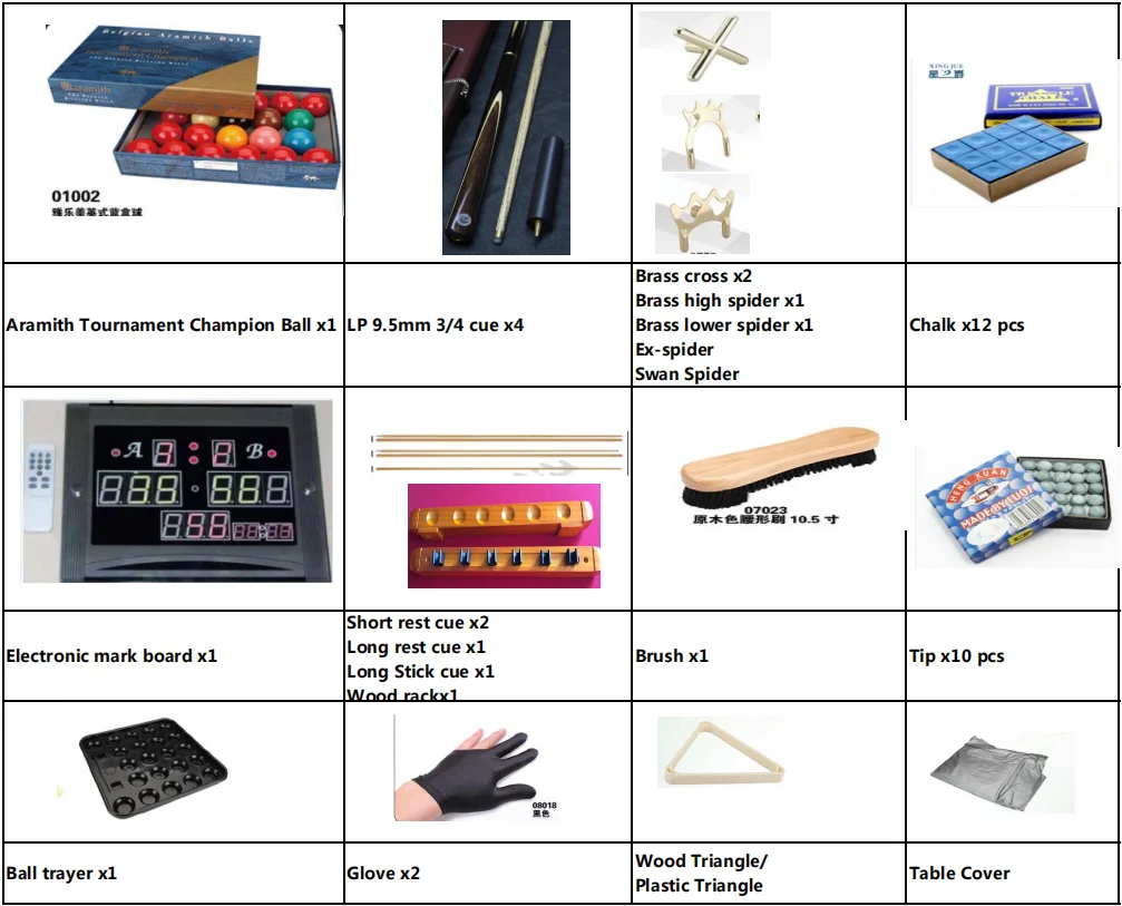 Professional Strachan 12ft Slate Snooker Table - Xingjue