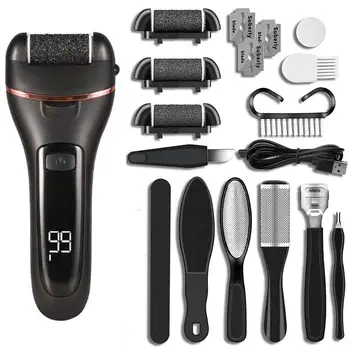 Rechargeable Electric Pedicure Trimmer Dead Hard Skin Scrubber ...