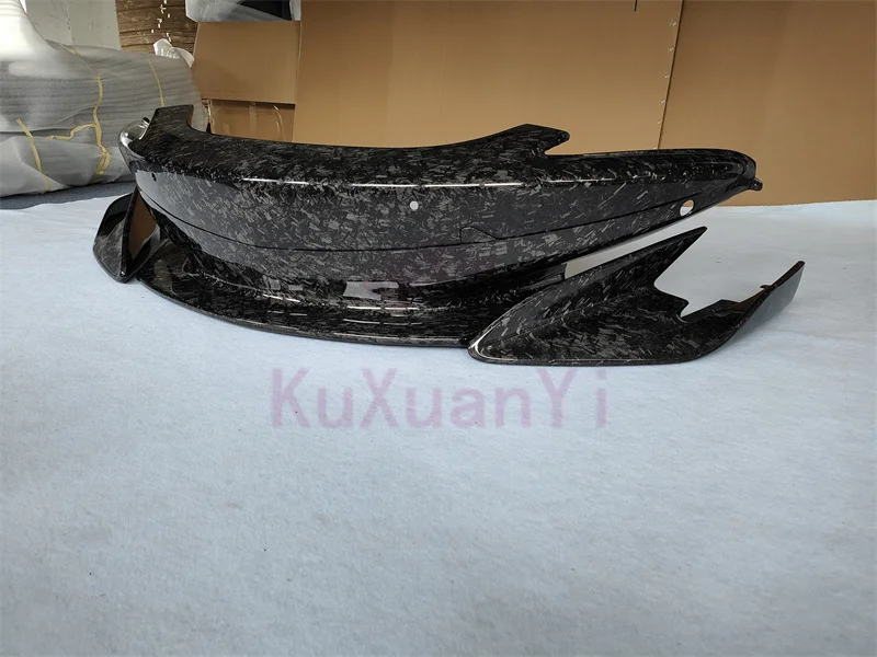 KUXUANYI Forged Grain Dry Carbon Fiber 600LT Style Bumper
