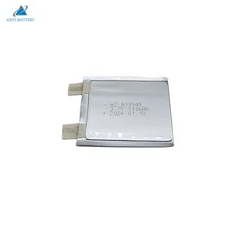 Warranty 013945 3.7v 110mah 1mm Thick Battery Ultra-thin Thickness ...